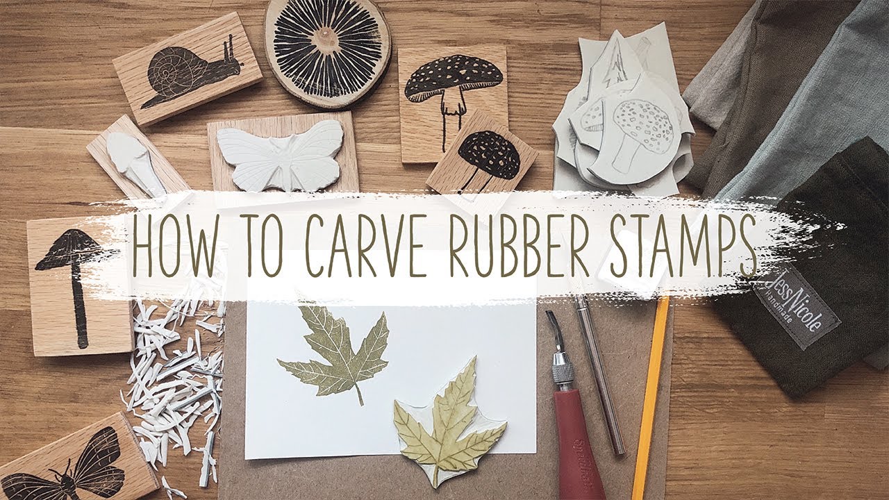 How To Carve Rubber Stamps For Block Printing