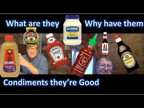 Condiments what are they why have them flavor taste and their historical use