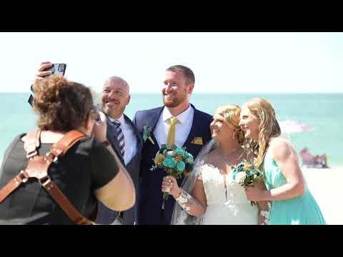 Heidi & Michael | First Look & Wedding on the Beach | 8th Ave South
