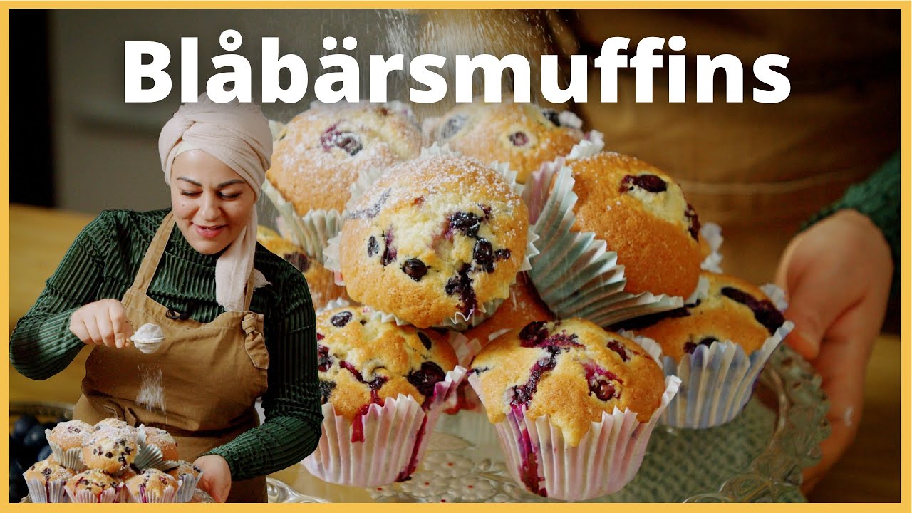 Blåbärsmuffins med Zeina Mourtada
