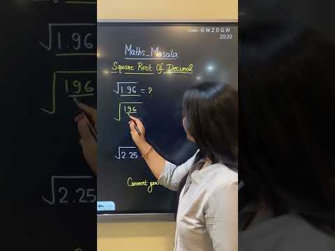 Square Root Of Decimal 👍 #mathsmasala #youtubeshorts #shorts #viral #trending