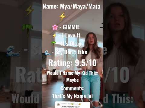 Mya ~ That’s my name lol 🤍🤍 #aesthetic #recommended #names #maya #mya #maia #shorts #shortsfeed