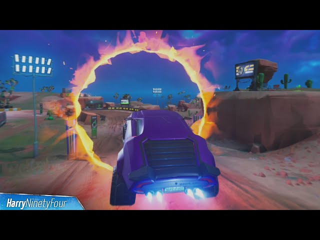How to jump through flaming rings in a vehicle in Fortnite Chapter 3 ...