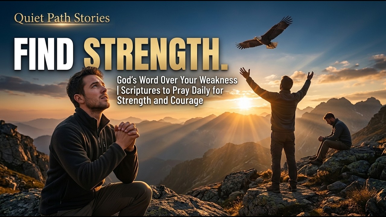 Pray This 7 Bible Verses When You Feel Weak | God's Strength for Hard Times