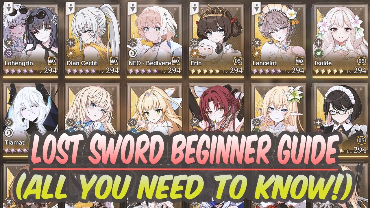 Ultimate New Player Guide for Lost Sword 2025!