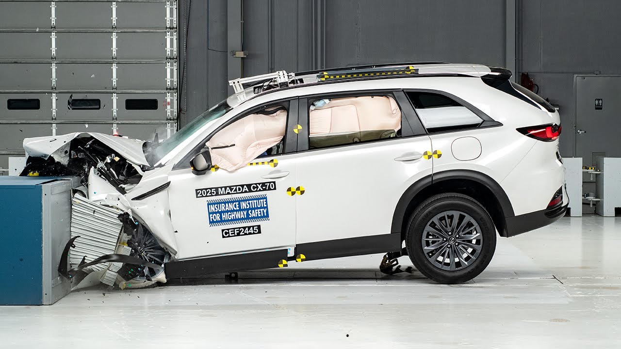 2025 Mazda CX-70 Crashes Its Way to IIHS Top Safety Pick+ Award ...