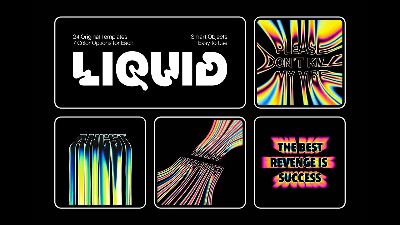 Download Liquid Text Effects Bundle Stock Graphics