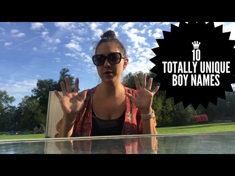 10 UNIQUE BABY BOY NAMES | Boy Names I Love