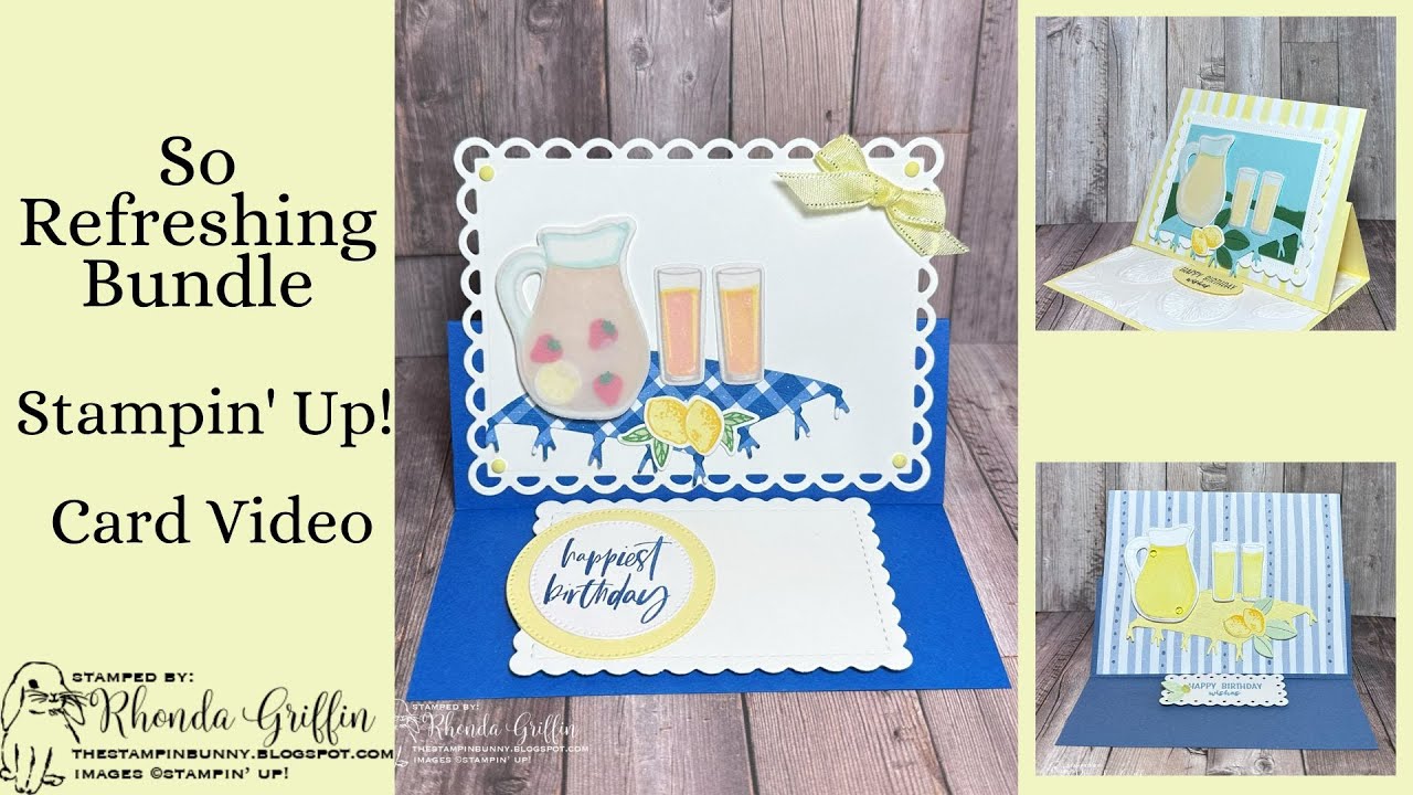 So Refreshing Stampin Up Bundle Card Video