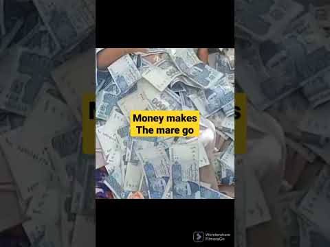 money makes the mare go