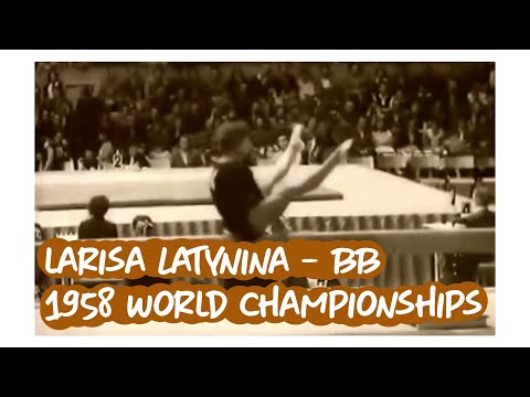 Larisa Latynina - Balance Beam - 1958 World Gymnastics Championships
