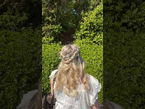 Fairy Hairstyles Pt. 1 π§π»ββοΈβ¨π§πΌπΈ #hairstyles #fairy #fairycore #hairtutorial