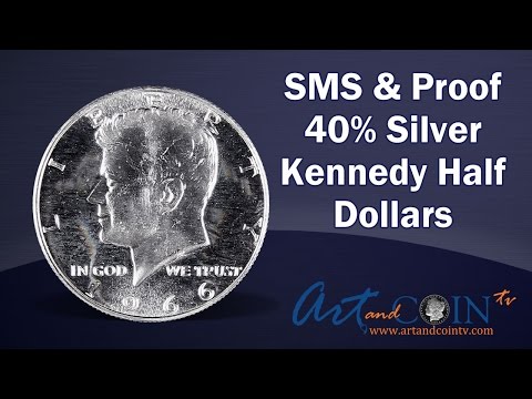 SMS & Proof Kennedy Half Dollar 40% Silver at Art and Coin TV