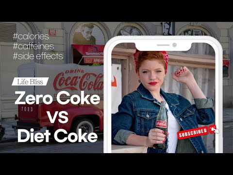 'Coke Zero vs Diet Coke' Calories Caffeine Coca Cola Side Effects Check!