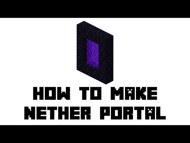 How to Make a Nether Portal in Minecraft: Materials, Crafting Guide ...
