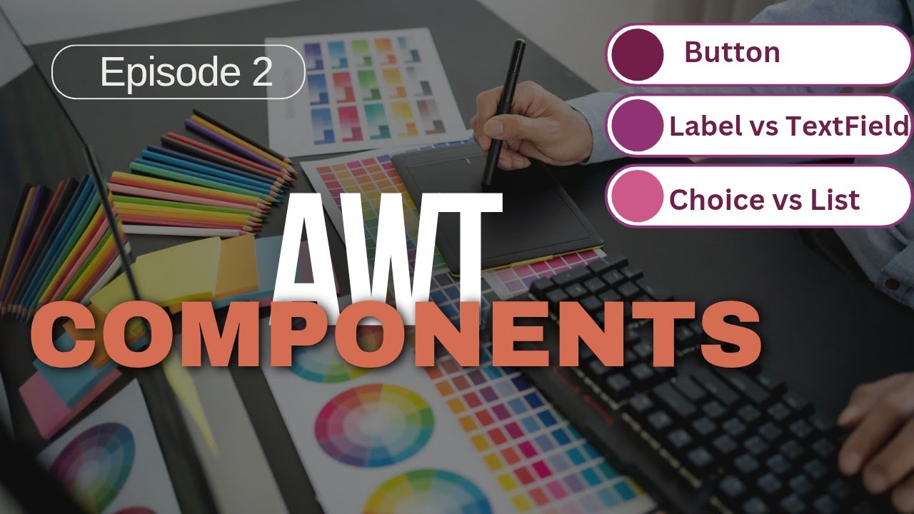 AWT Components: Buttons, label, TextField