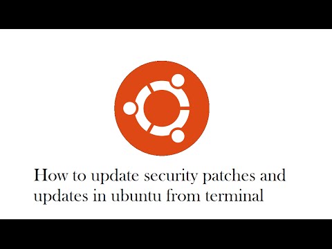 How to update security and os updates in ubuntu from terminal