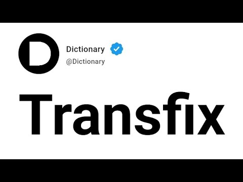 Transfix Meaning In English