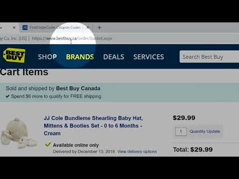 How to use Best Buy Canada promo code