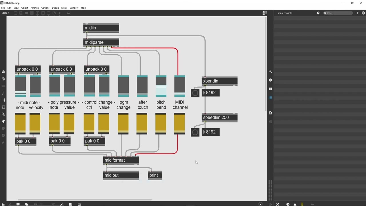 Max Tutorials MIDI Tutorial 3 - MIDI Parsing Made Easy  Max MSP for Beginners