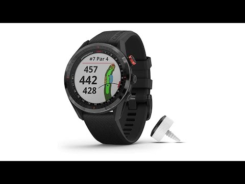 Garmin Approach S62 Bundle, Premium Golf GPS Watch with 3 CT10 Club Tracking Sensors, Built-in Virt
