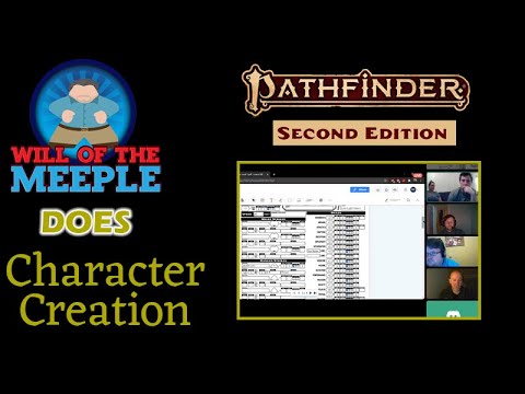 Pathfinder 2E Campaign Character creation using Pathbuilder