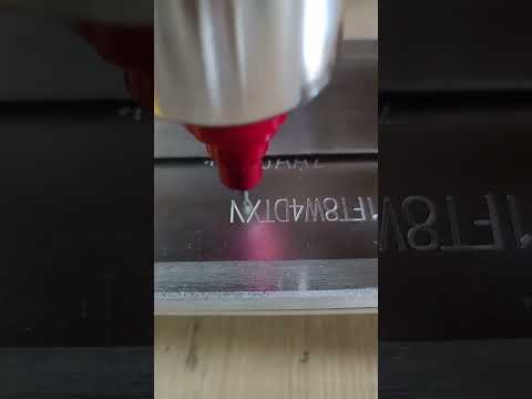 Marking a Serial Number on Metal with Portable Dot Pin Machine! #dotpin #engravingmachine