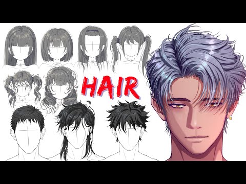 How To Draw Anime Hair Like A Pro | Beginner To Advanced