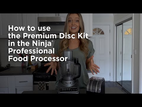 Food Processor | How to Use the Premium Disc (Ninja® Professional Food Processor)