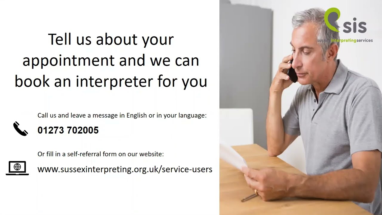 Interpreting services and how to access them