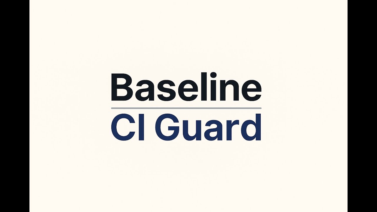Baseline CI Guard: Automated Feature Safety for GitHub Pull Requests