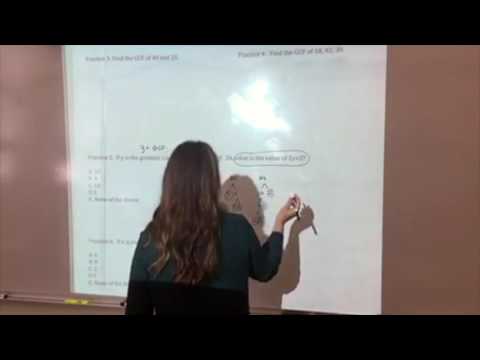 Objective 112 - GCF using prime factorization