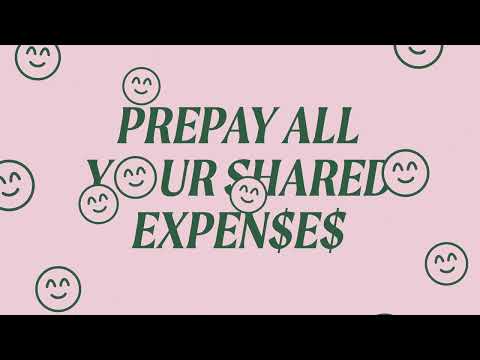 Pre Pay all your shared expenses