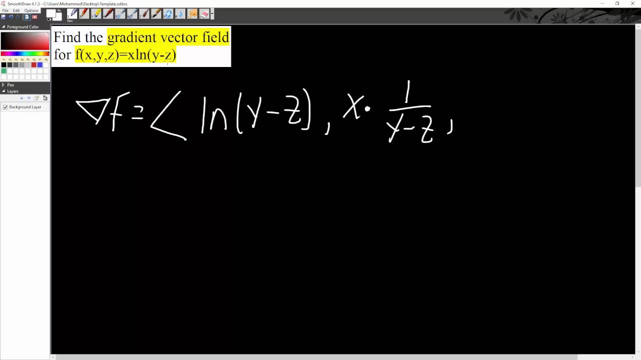 Calc 3: Gradient Vector Field (Step by Step)