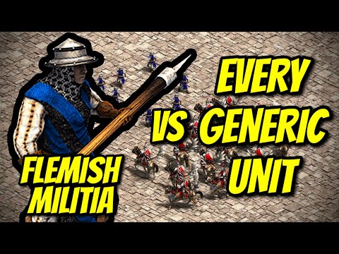 Steam Community :: Video :: FLEMISH MILITIA vs EVERY GENERIC UNIT | AoE ...
