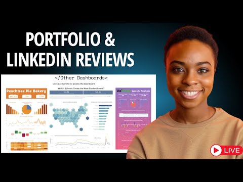 Live LinkedIn & Portfolio Audits for Data Analysts