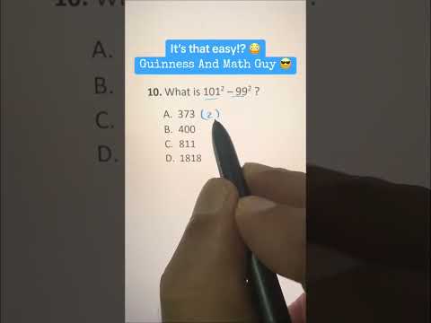 Difference of Squares Math Trick