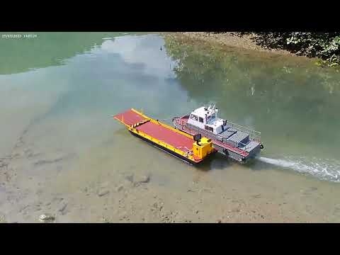 Model Boats Website - Russian K100D waterjet work boat project