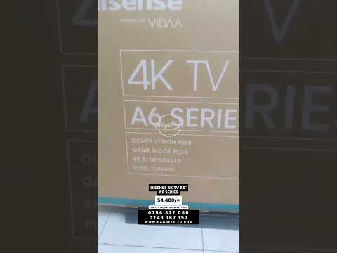 Give us a call and let us deliver this Hisense 55 Inches 4K TV to your desired location.