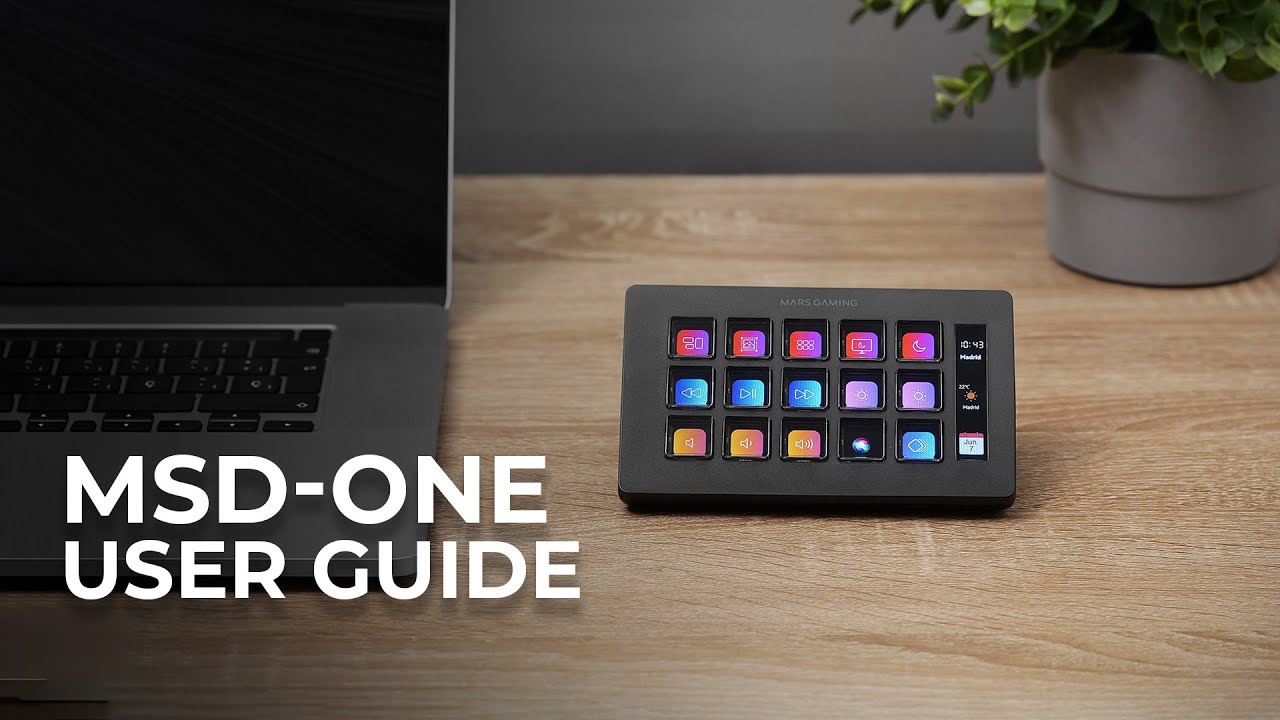 How to set up the MSD-ONE control deck: User Guide | Mars Gaming
