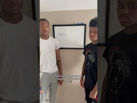 My son and nephew can’t spell or count #shorts