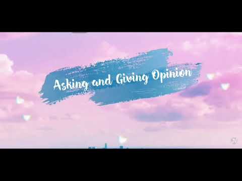 Pembelajaran Bahasa Inggris || kelas 7 SMP || Asking and Giving Opinion
