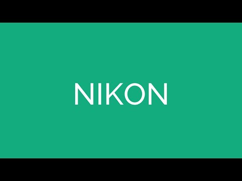 How To Pronounce Nikon