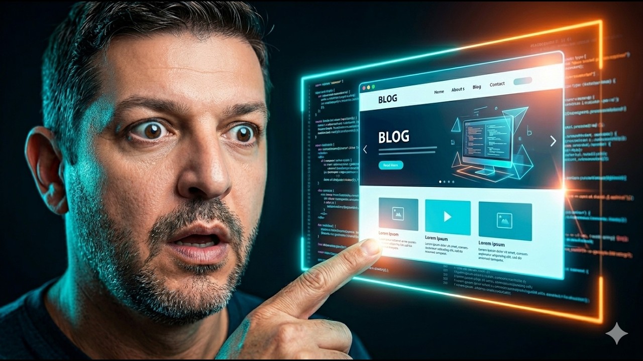 IA criou meu blog Linux!