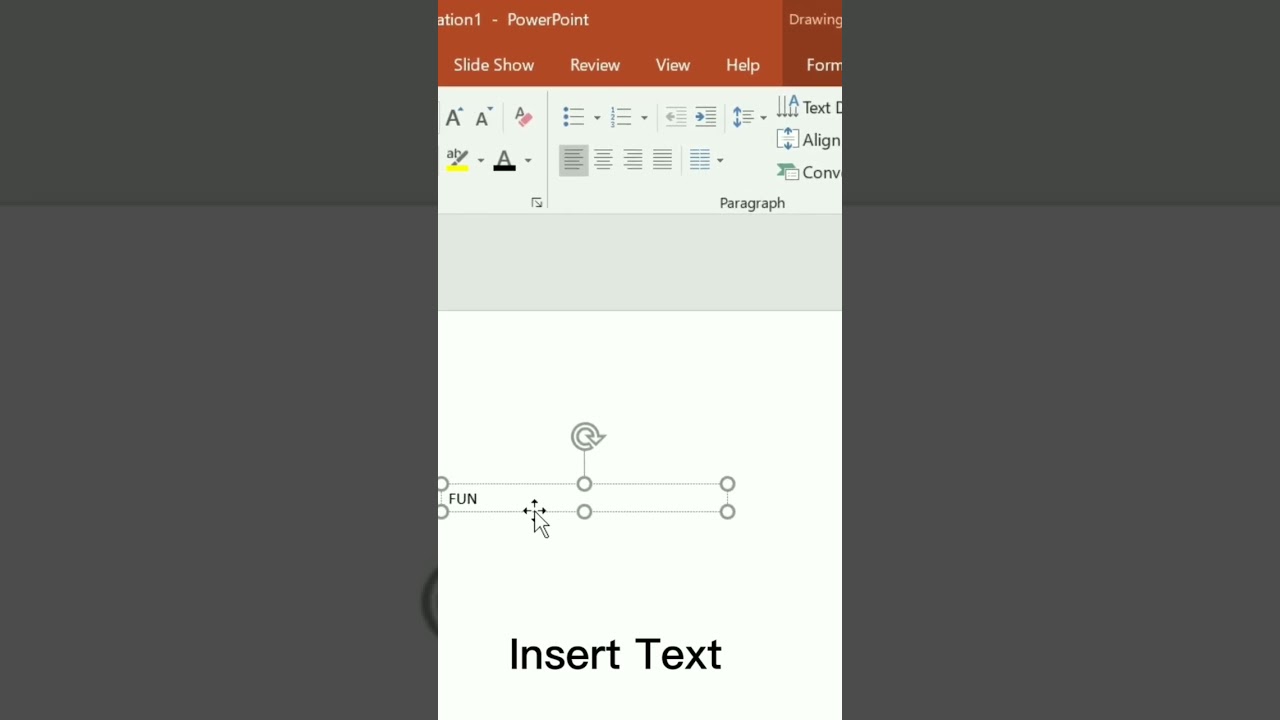 How to merge image and text in PowerPoint | Part I