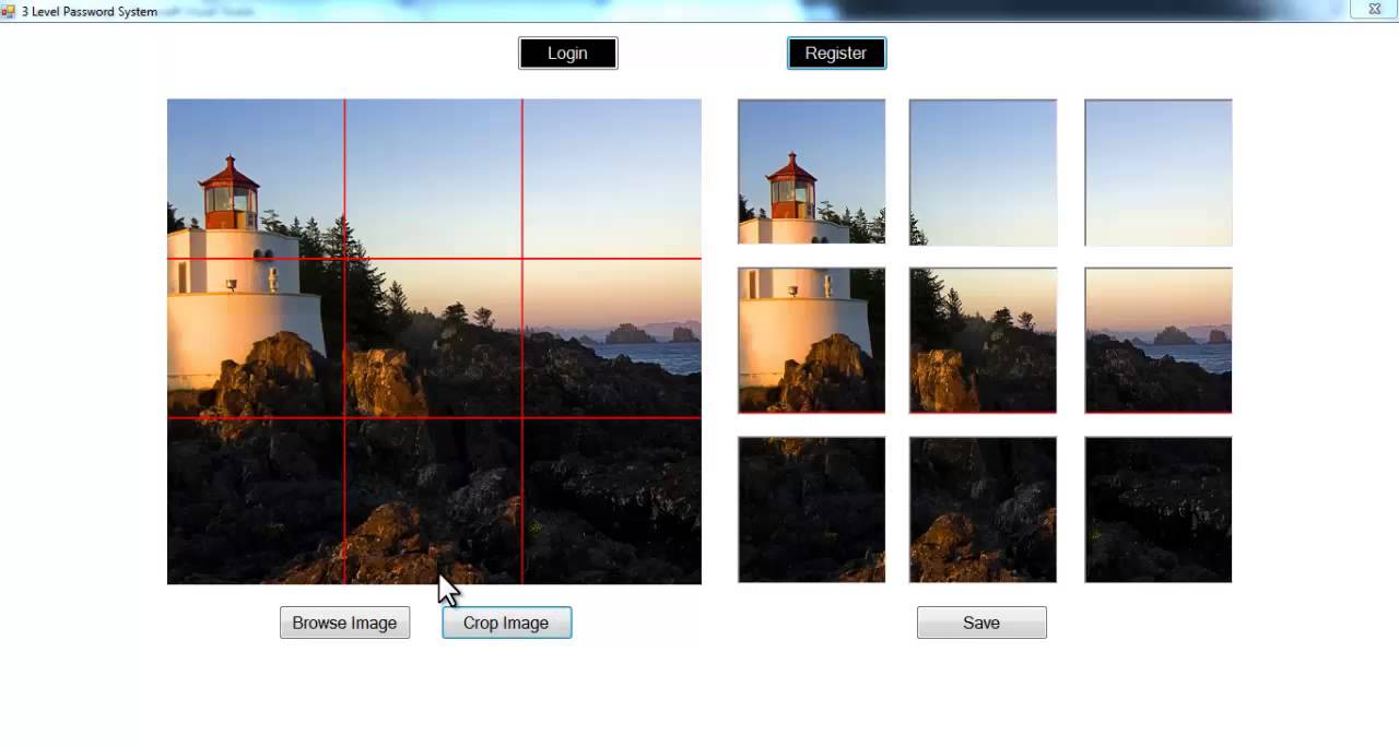 Three Level Password Authentication System