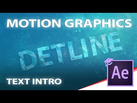After Effects TEXT INTRO | preview