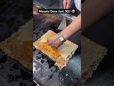 Masala Dosa Just 30/- Only😍 | Delhi Street Food I#dosa #trending #youtubeshorts #shorts