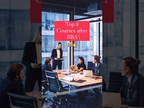 Top 8 Courses after BBA 📚 #ytshorts