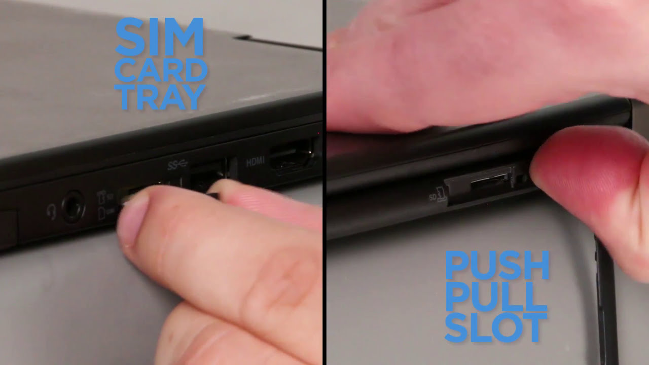 How To - Install SIM Cards in Lenovo Laptops and Tablets by ...